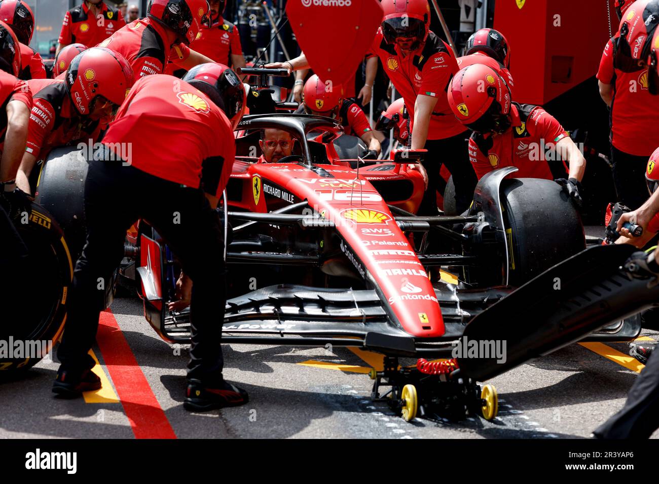Monte-Carlo, Monaco. 25th May, 2023. Scuderia Ferrari team, F1 Grand ...