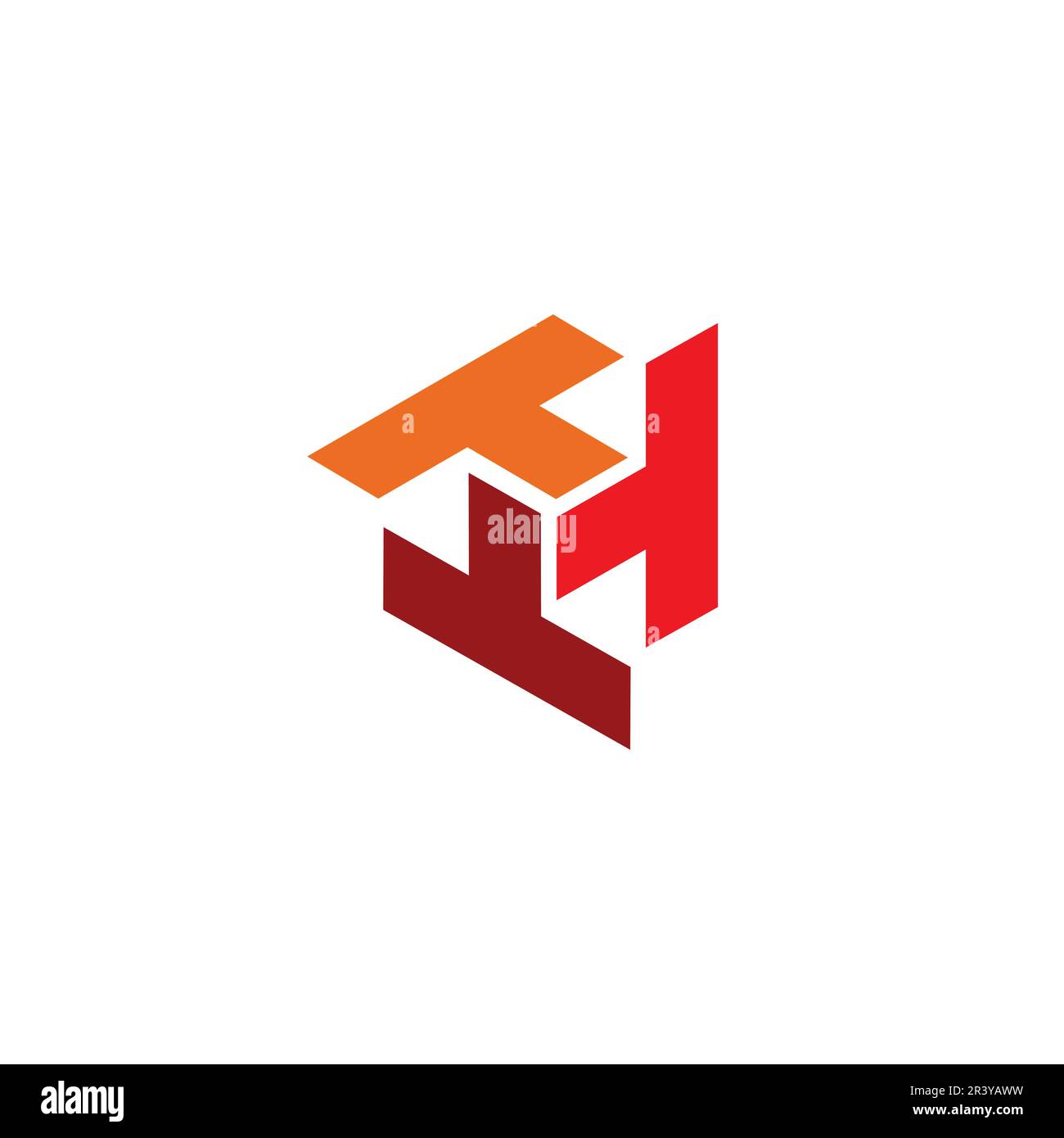 T Triple Logo Simple and Clean Design Stock Vector Image & Art - Alamy