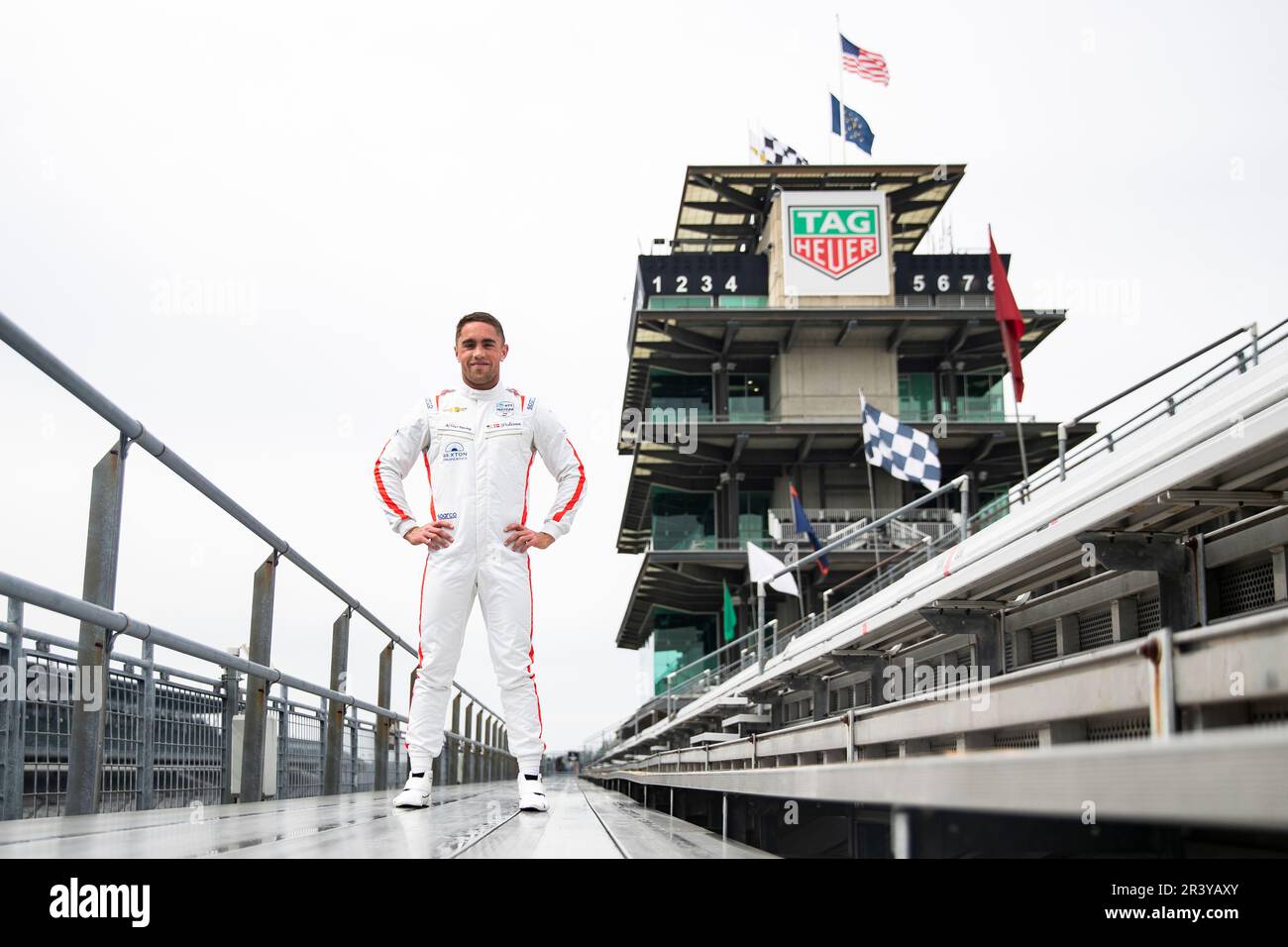 BENJAMIN PEDERSEN (R) (55) of Copenhagen, Denmarkposes for a portrait ...