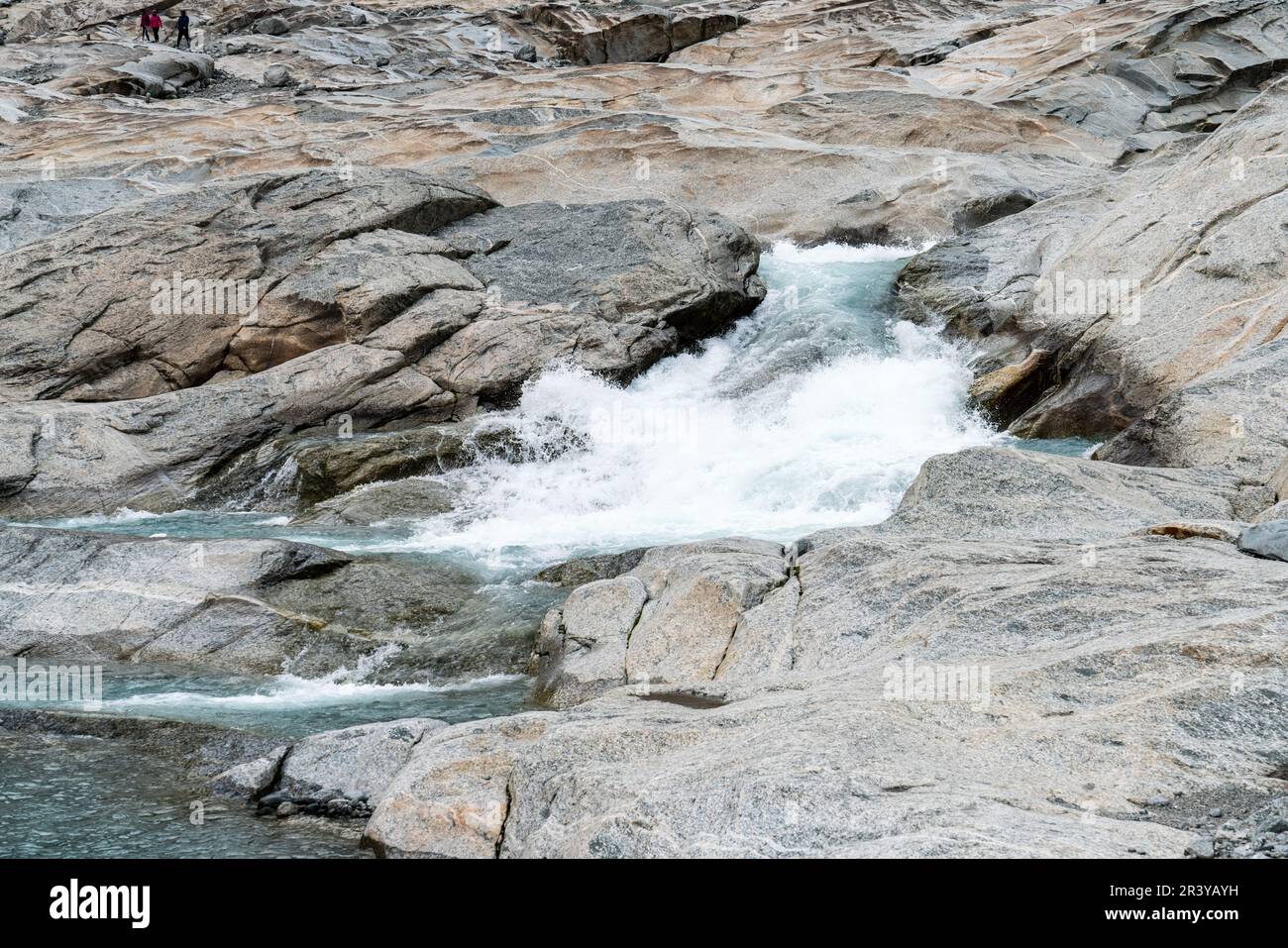 Glacier stream at Nigardsbreen Stock Photo - Alamy