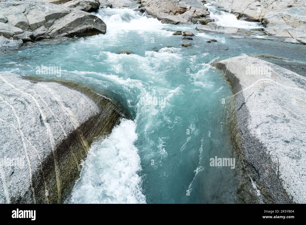 Glacier stream at Nigardsbreen Stock Photo - Alamy