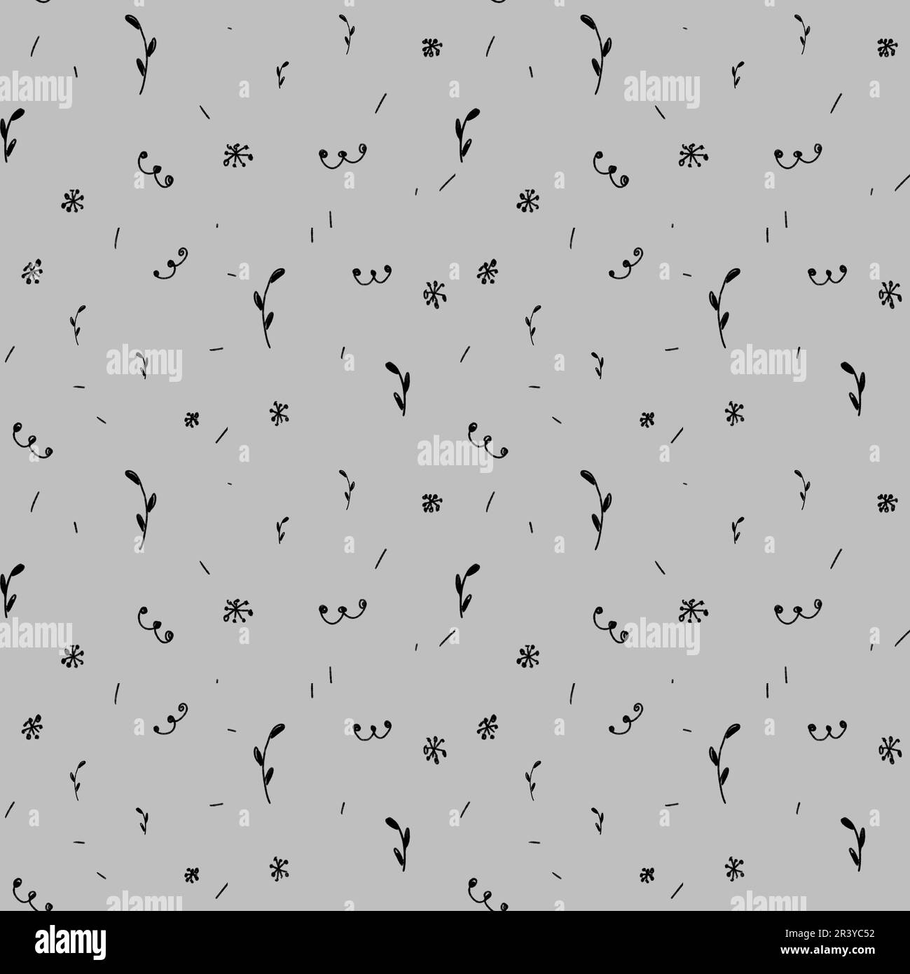 Flower wallpaper mural Black and White Stock Photos & Images - Alamy