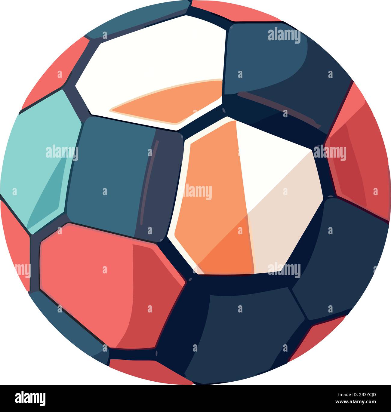 Fun soccer ball activity symbolizes competition Stock Vector Image ...