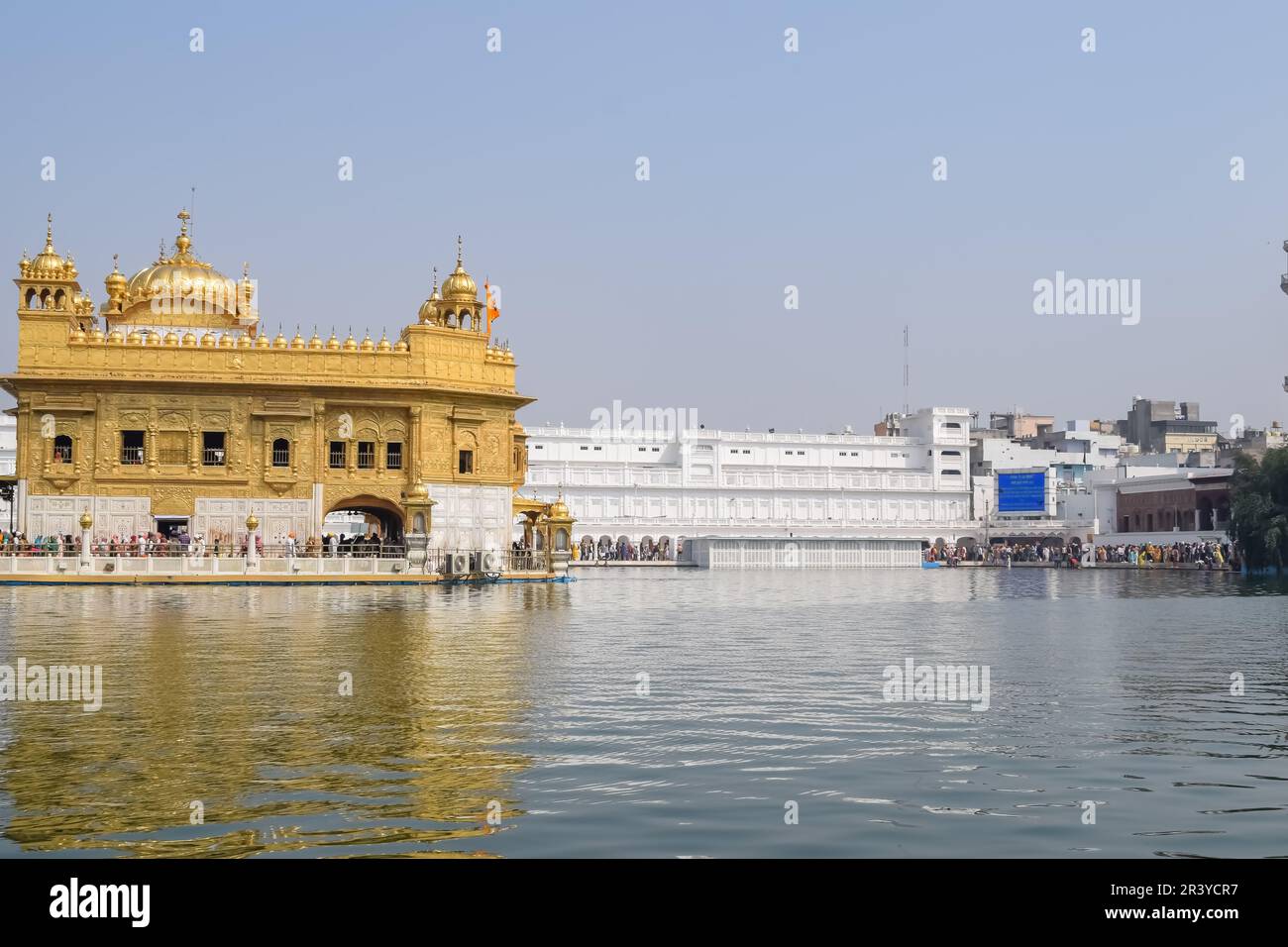 Beautiful view of Golden Temple (Harmandir Sahib) in Amritsar, Punjab ...