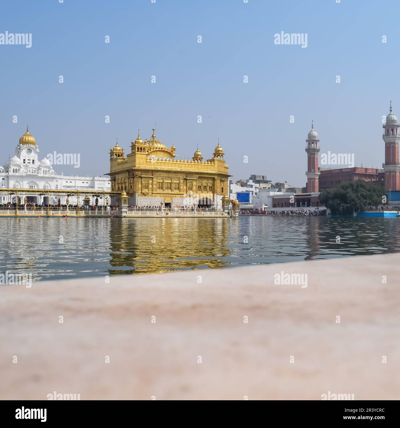 Beautiful view of Golden Temple (Harmandir Sahib) in Amritsar, Punjab ...