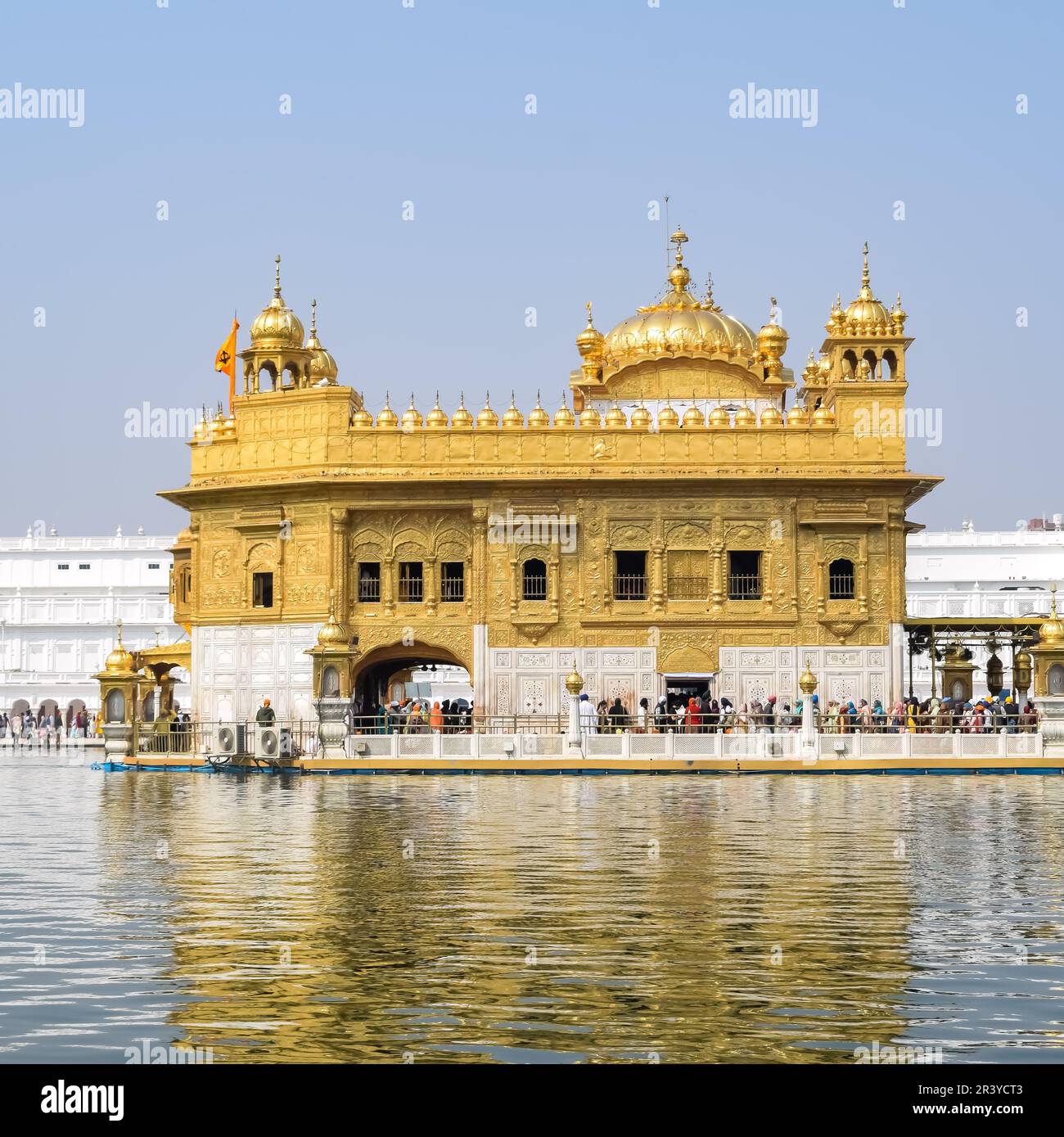 Beautiful view of Golden Temple (Harmandir Sahib) in Amritsar, Punjab ...