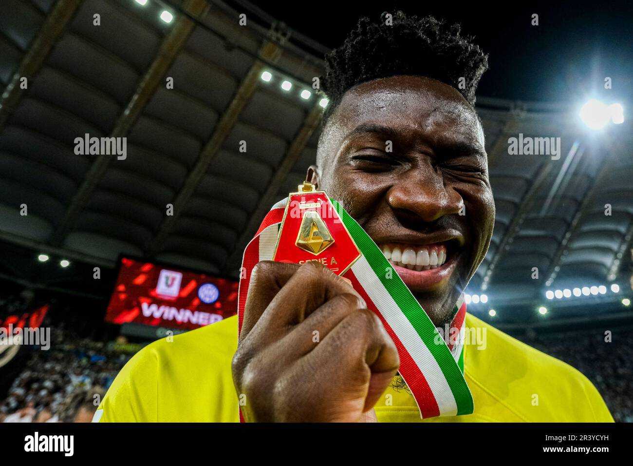 Inter wins the Italian Cup 2023, InterÕs Cameroonian goalkeeper Andre ...