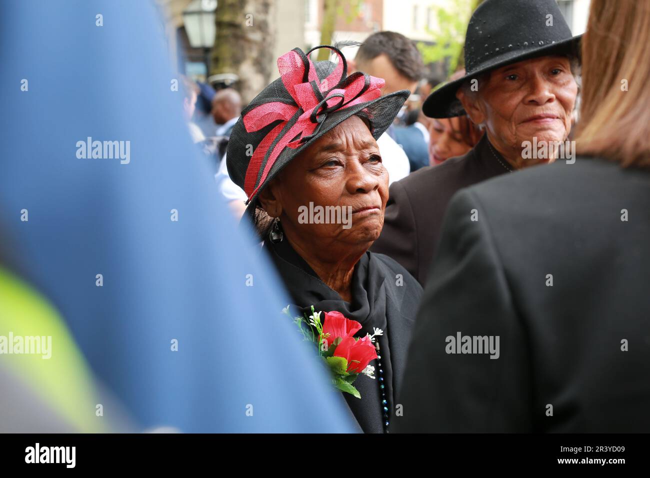 London, UK. 25 May 2023. The funeral of Flight Sergeant Peter Brown ...
