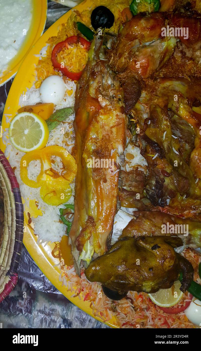 Mandi is a traditional dish from Yemen of meat, rice, and spices. It is ...