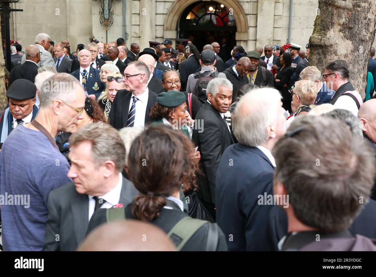 London, UK. 25 May 2023. The funeral of Flight Sergeant Peter Brown ...