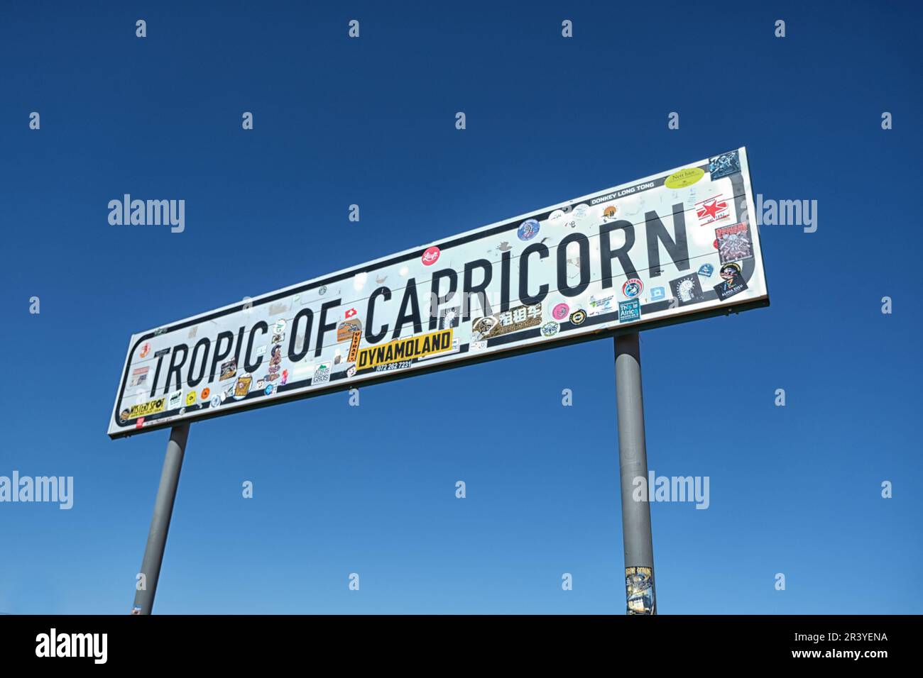 Sign of the Tropic of Capricorn Stock Photo - Alamy