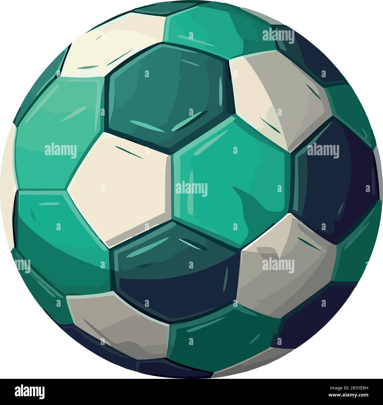 Soccer ball symbolizes success in sports Stock Vector Image & Art - Alamy