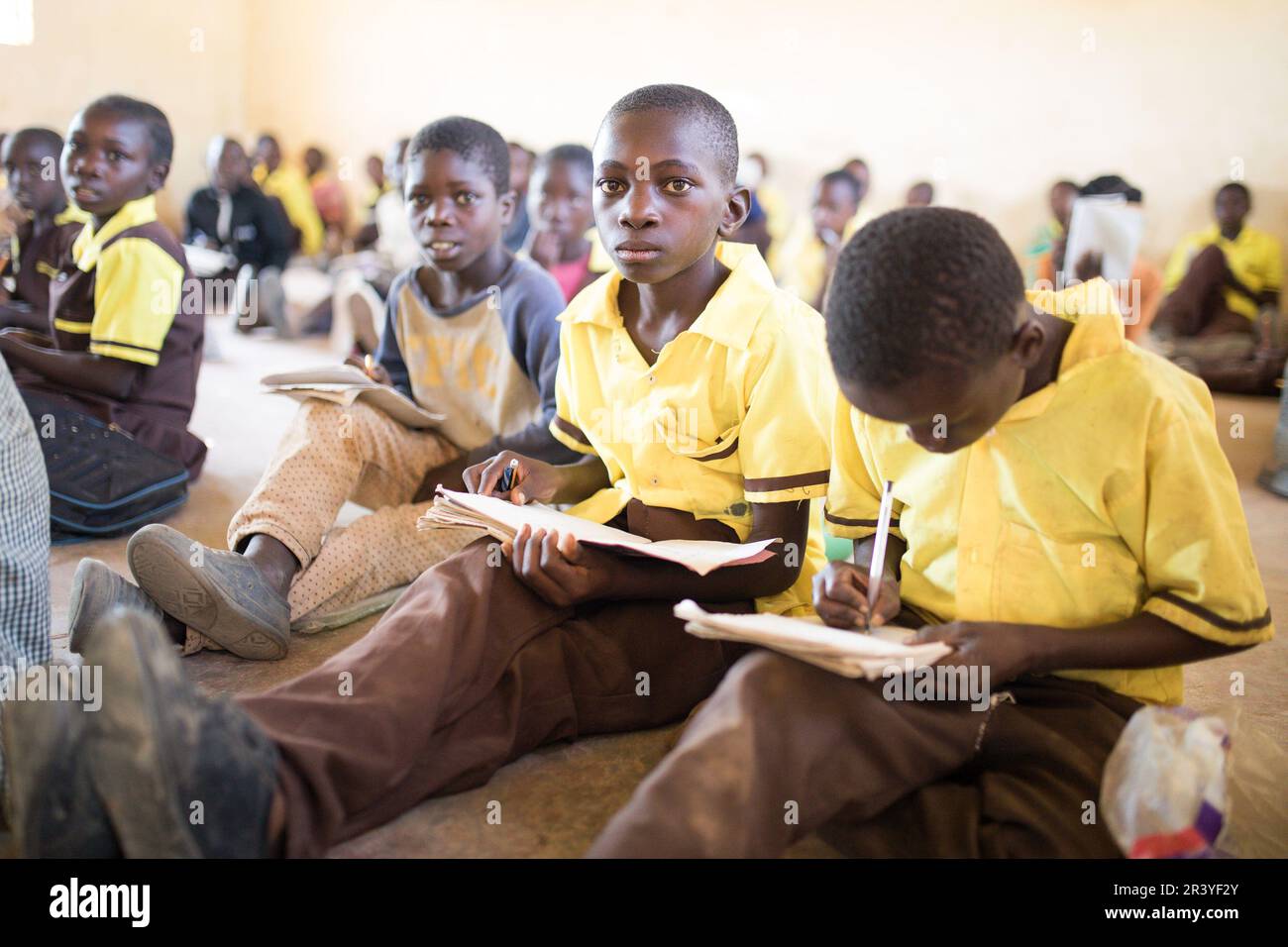 Children gathered to celebrate International Africa Day in Lusaka ...