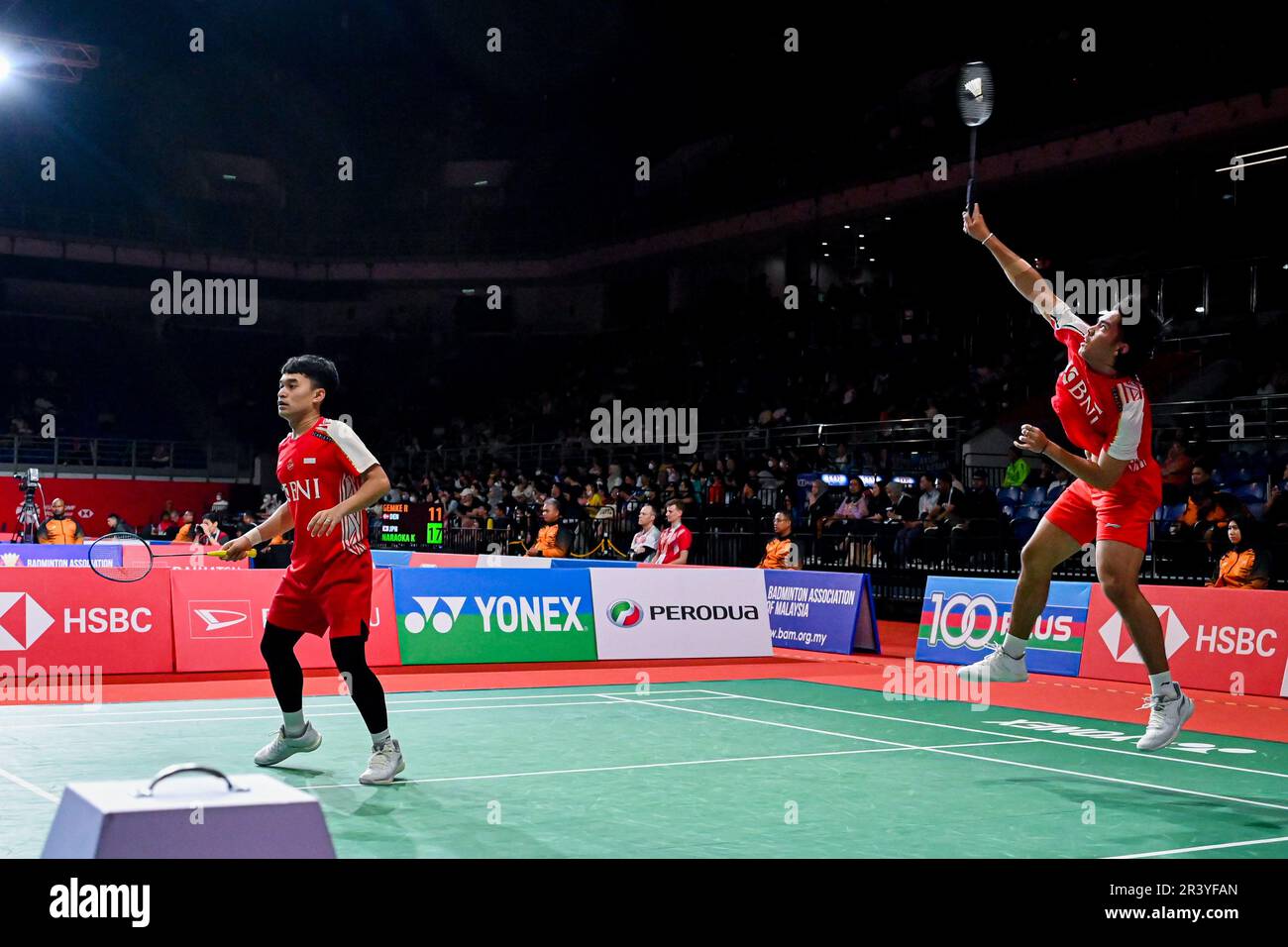 Kuala Lumpur, Malaysia. 25th May, 2023. Indonesia's Leo Rolly Carnando ...