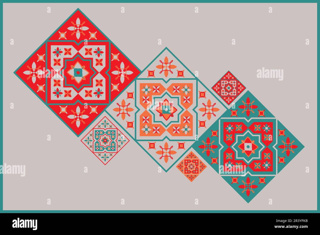 Morocco tiles background textures. Decorative colored ceramic tile ...