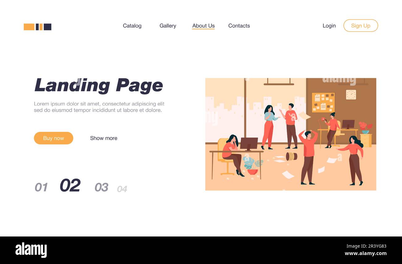 Lazy employees making mess Stock Vector Image & Art - Alamy