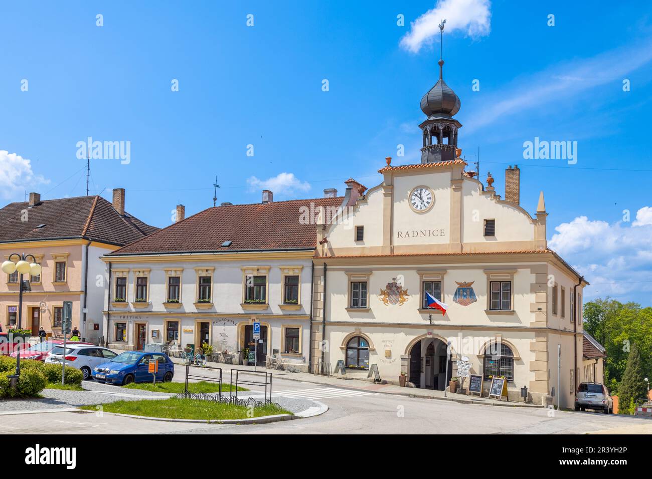 renesancni radnice, Nove Hrady, Novohradske Hory, Jizni Cechy, Ceska ...