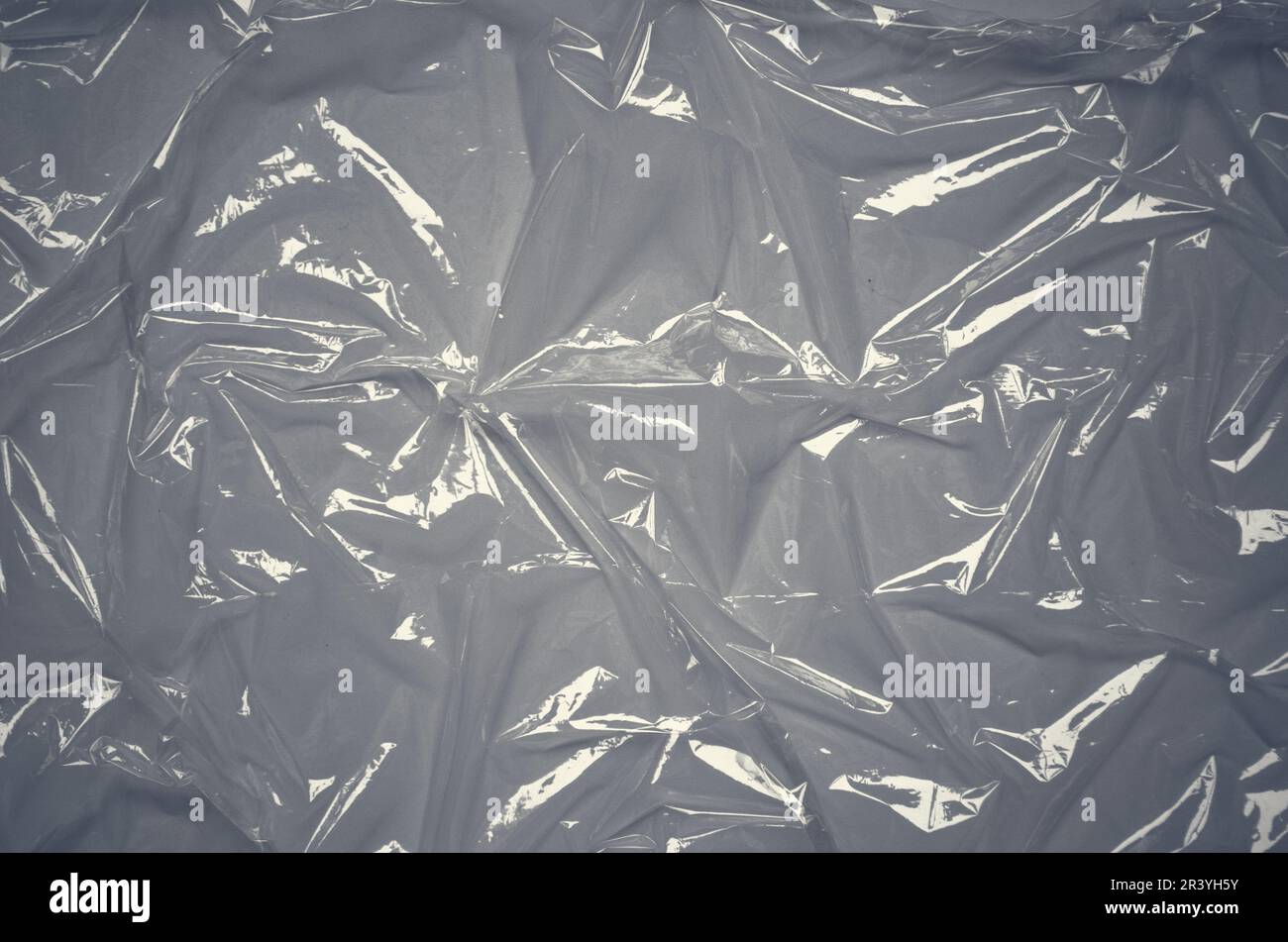 Plastic wrap texture for overlay. wrinkled stretched plastic effect ...