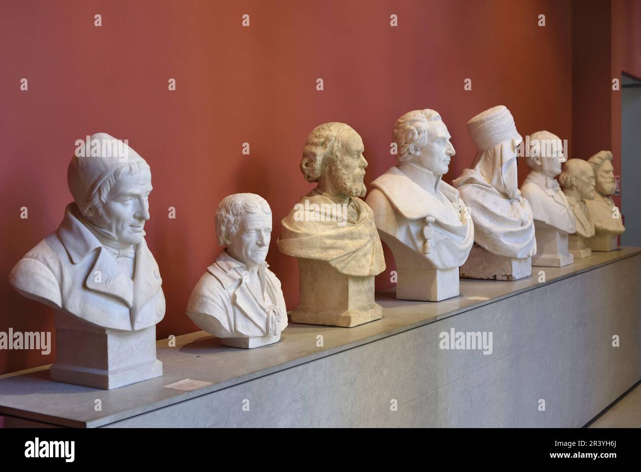 The Gallery of Busts or Sculpture Gallery in Granet Museum Aix-en ...