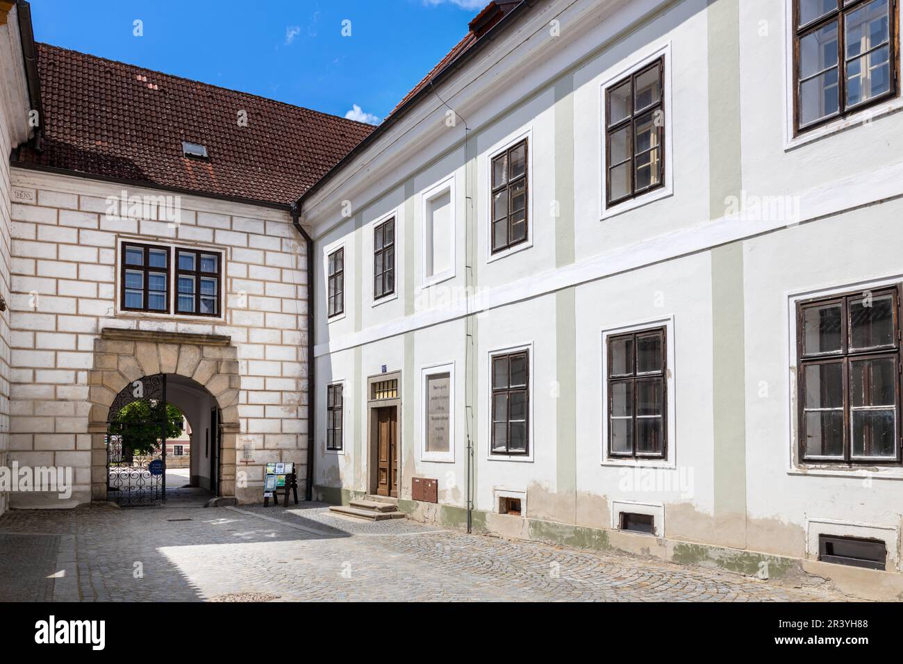 Dům Jakuba Krčína z Jelčan u zámku, Třeboň, Jižní Čechy, Česká ...