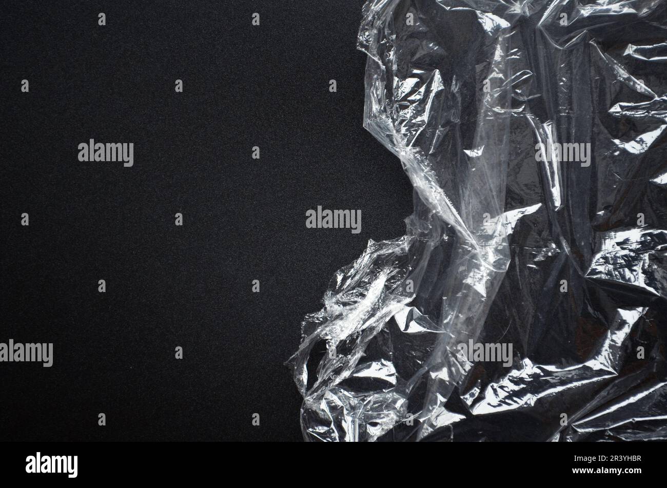 Plastic wrap texture for overlay. wrinkled stretched plastic effect ...