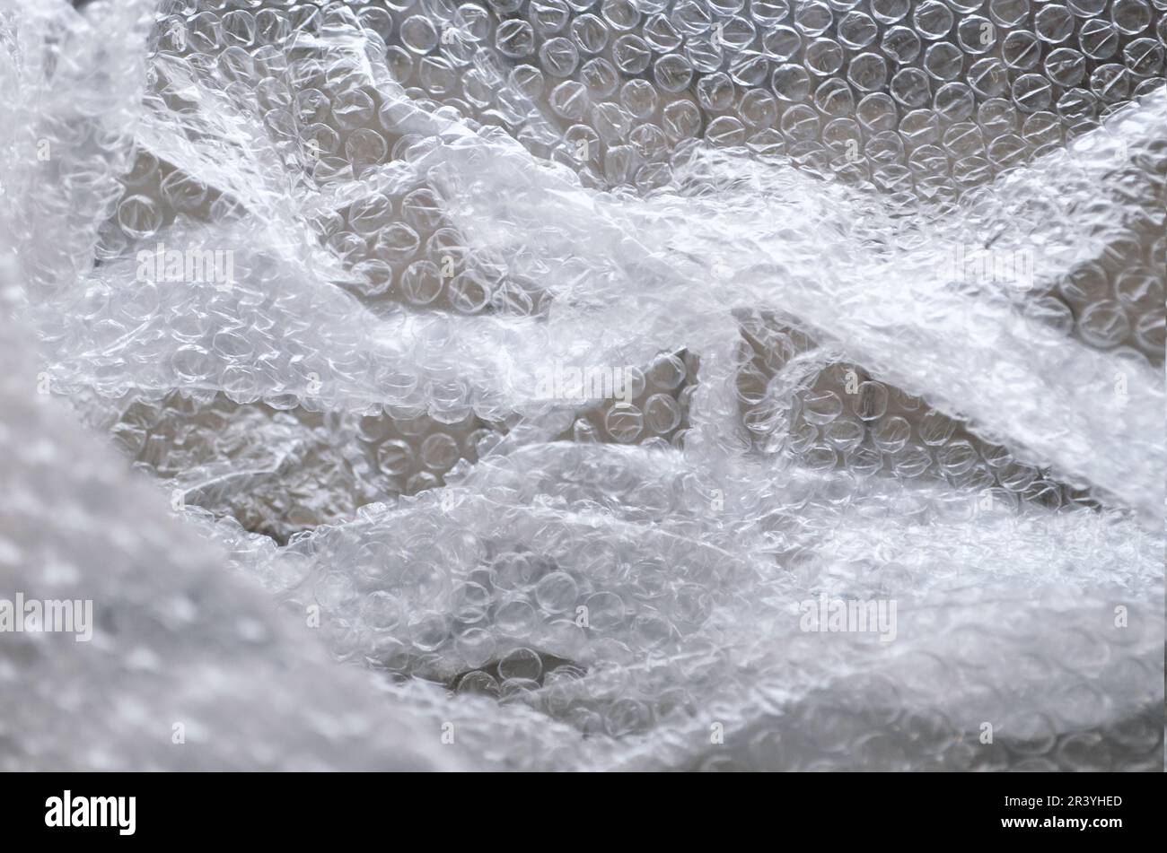 Сhpok texture, packaging with air bubbles, cellophane film to air ...