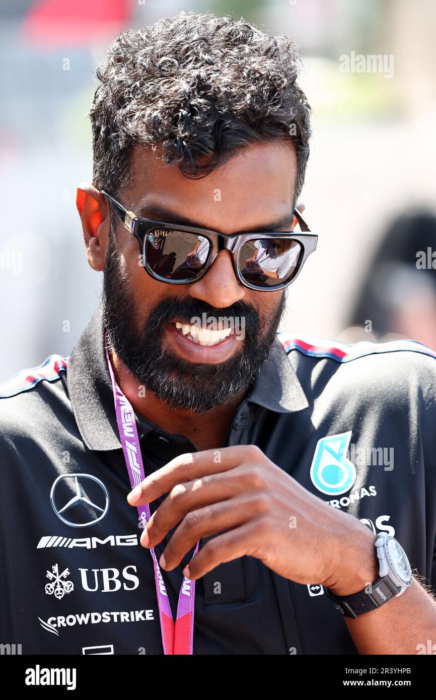 Monaco, Monte Carlo. 25th May, 2023. Romesh Ranganathan (GBR) Comedian ...