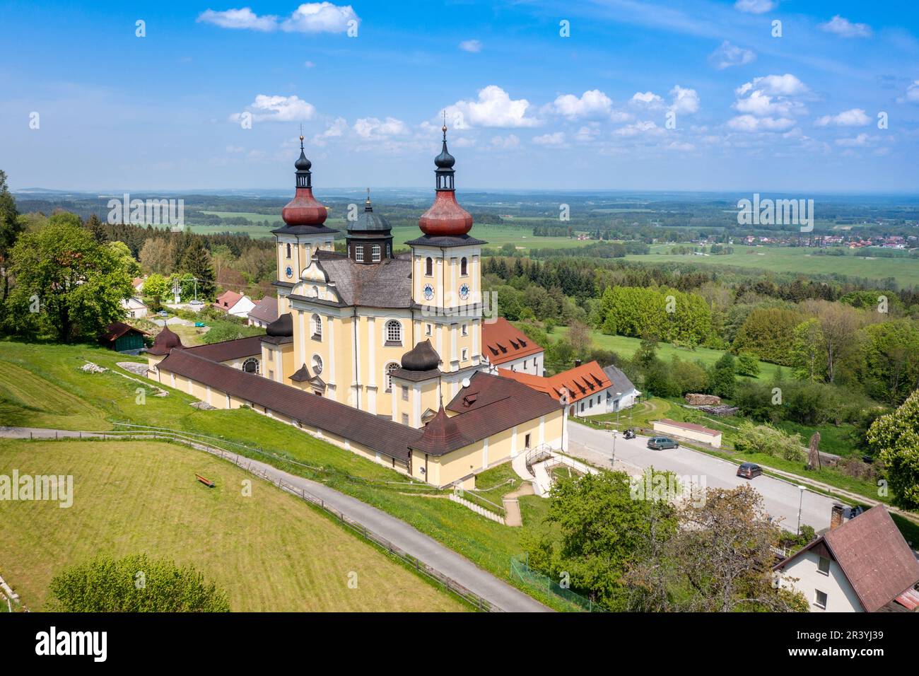 poutni kostel Panny Marie Dobre rady, Dobra Voda, Novohradsko, Jizni ...