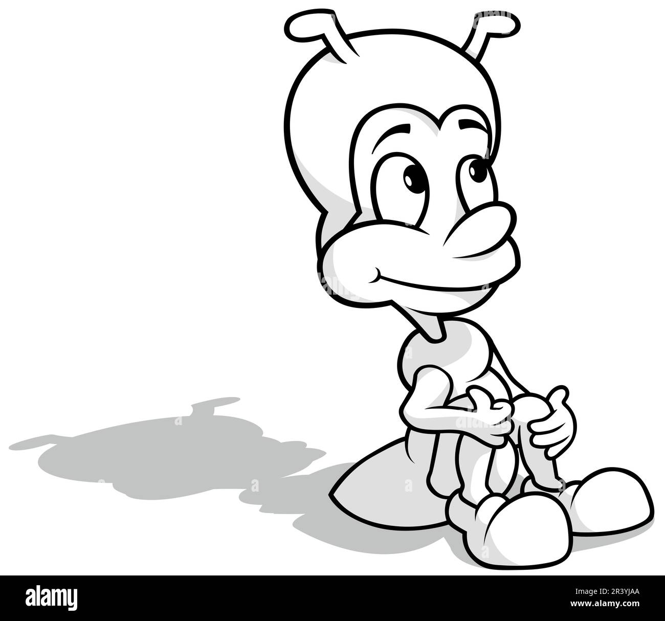 Black white drawing on ground Black and White Stock Photos & Images - Alamy