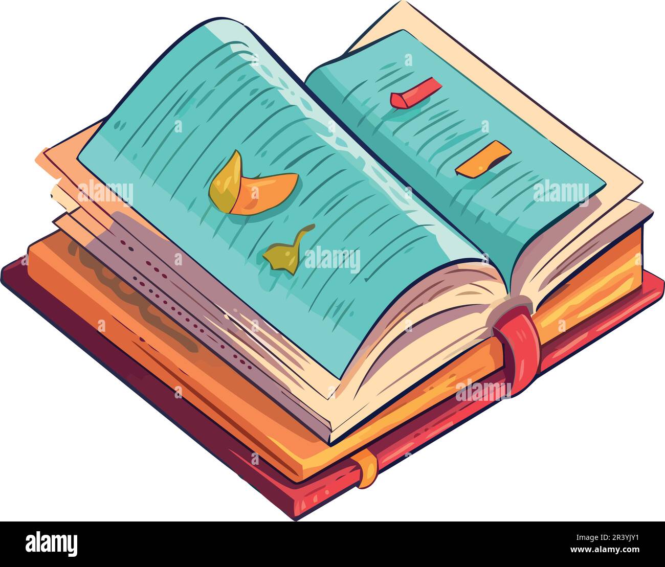 open textbook for studying Stock Vector Image & Art - Alamy