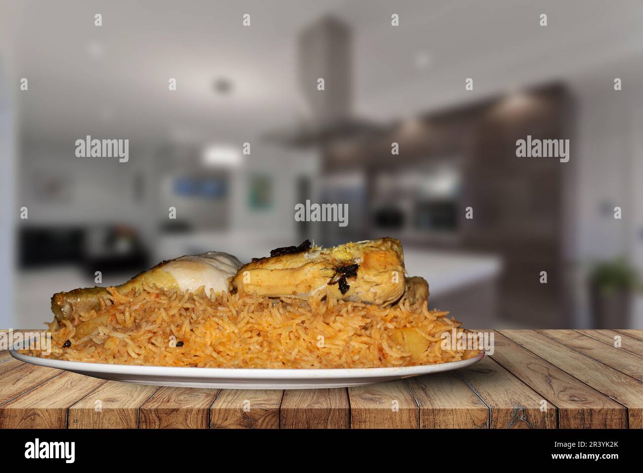 chicken Kabsa - mixed rice dishes that originate in Yemen. Middle ...