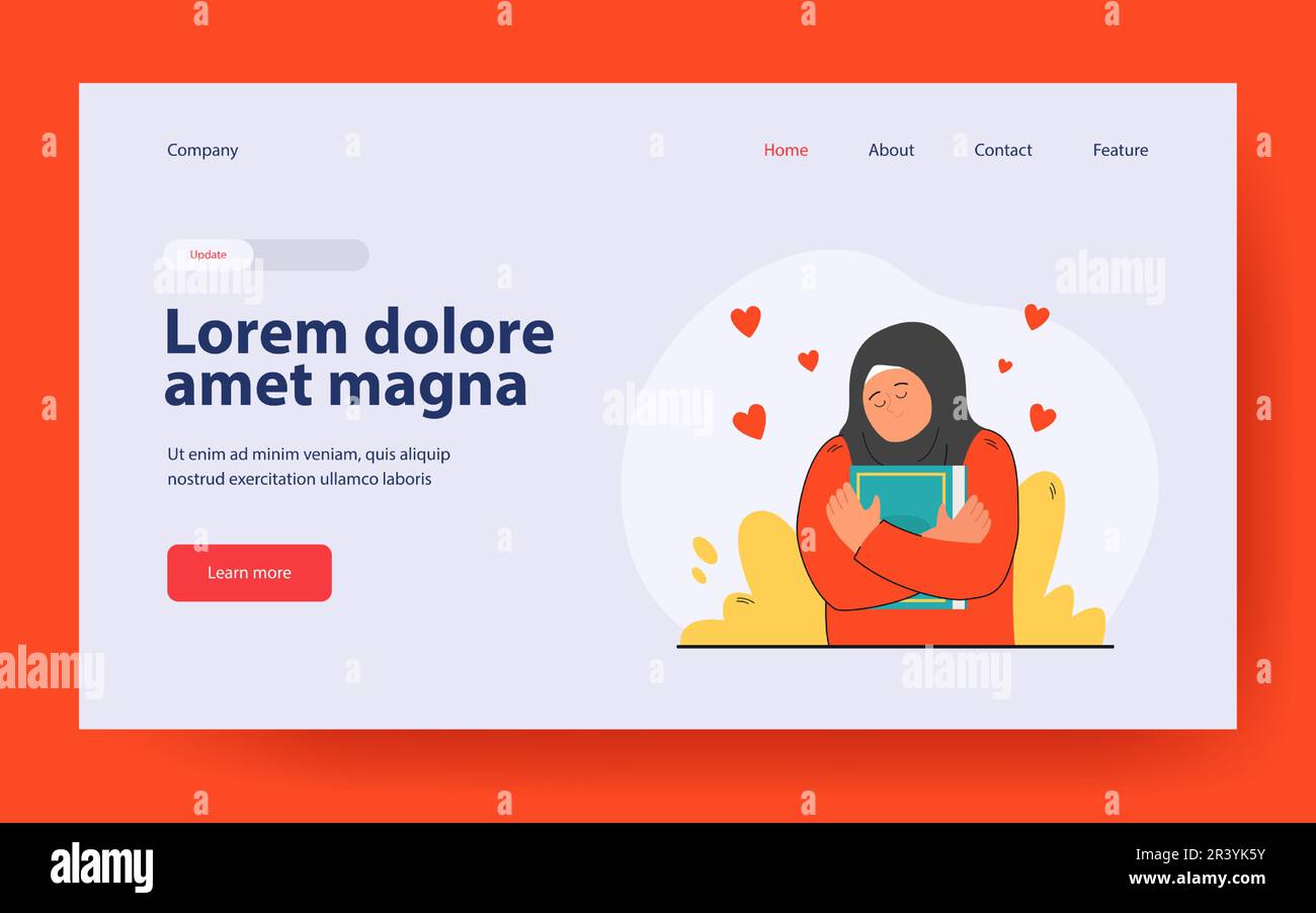 Happy nun hugging Bible Stock Vector Image & Art - Alamy