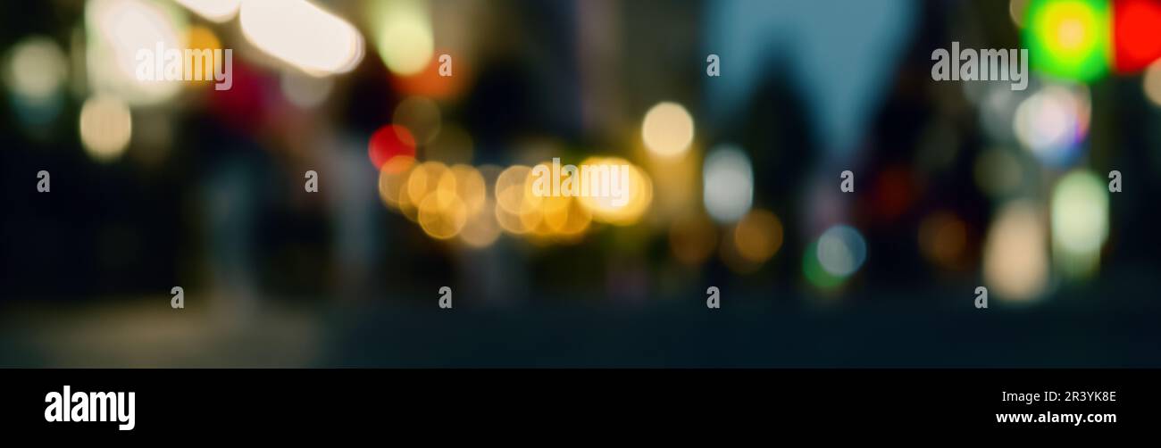 Urban backdrop of night bokeh as backdrop. Evening city image out of ...