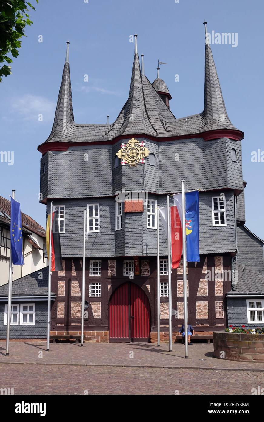 Town hall in Frankenberg/Eder Stock Photo - Alamy