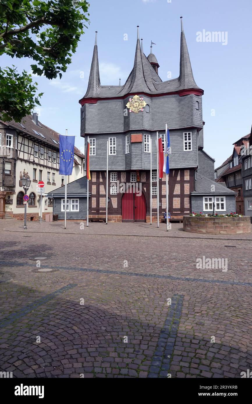 Town hall in Frankenberg/Eder Stock Photo - Alamy