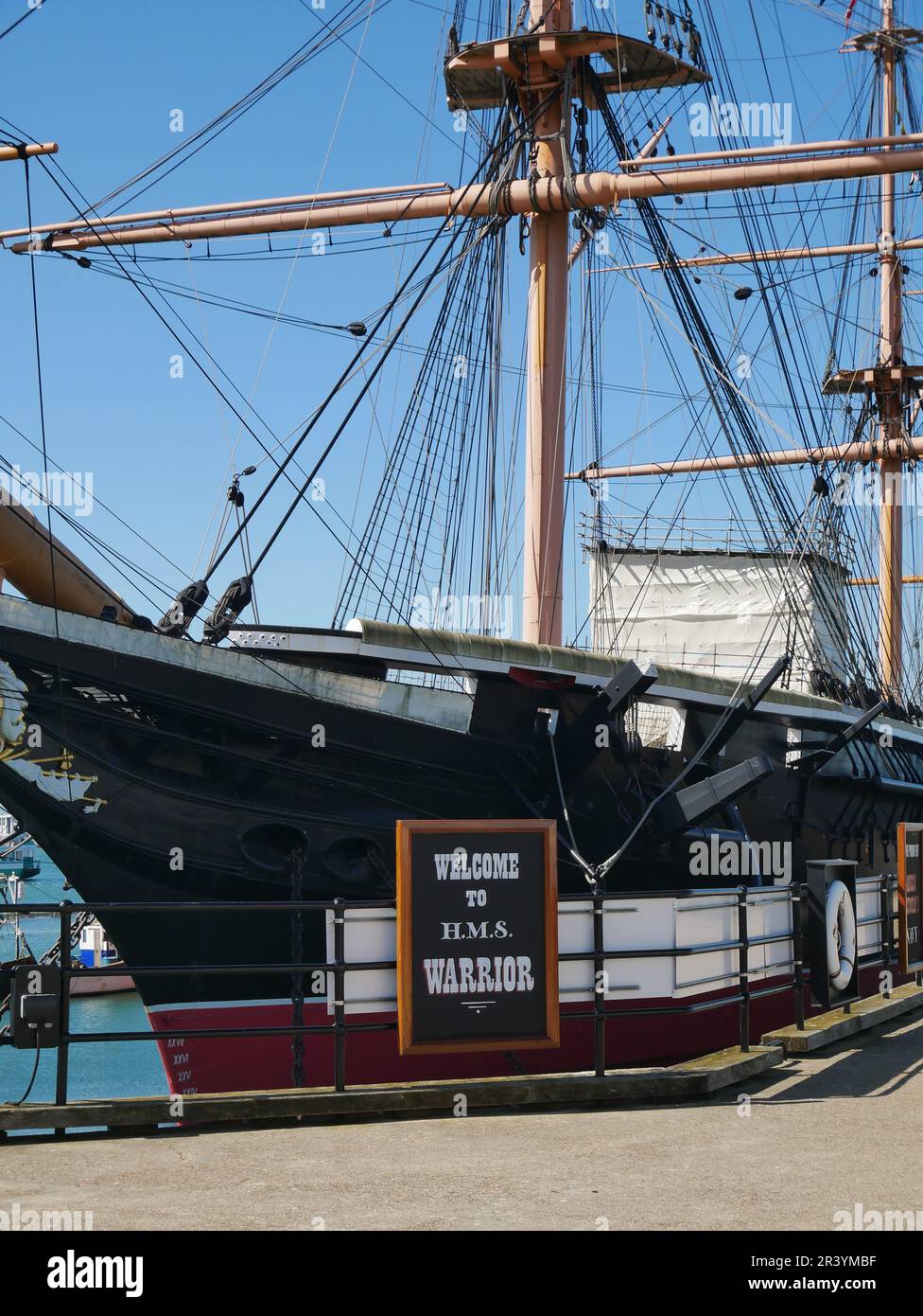 Portsmouth Historic Dockyard, Hampshire, England Stock Photo - Alamy