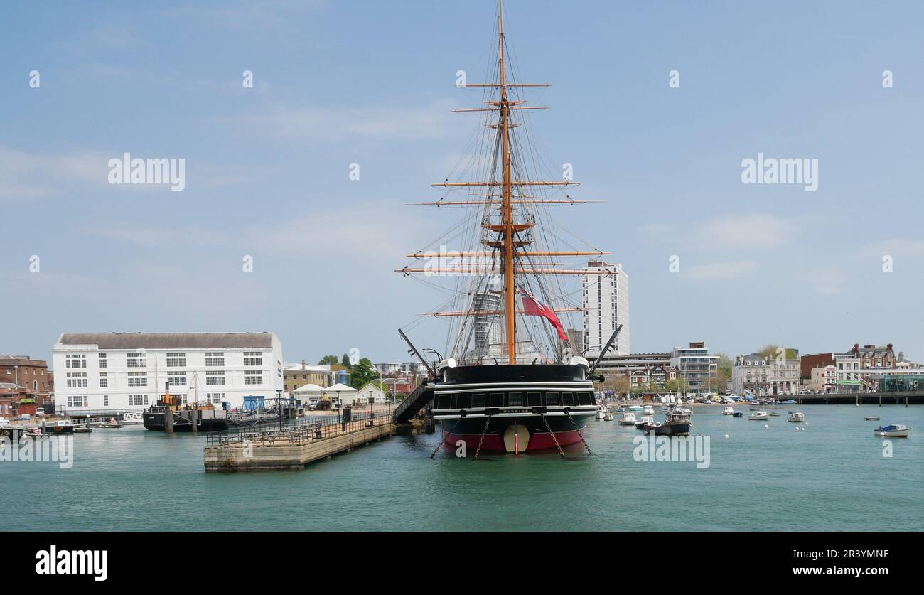 Portsmouth Historic Dockyard, Hampshire, England Stock Photo - Alamy