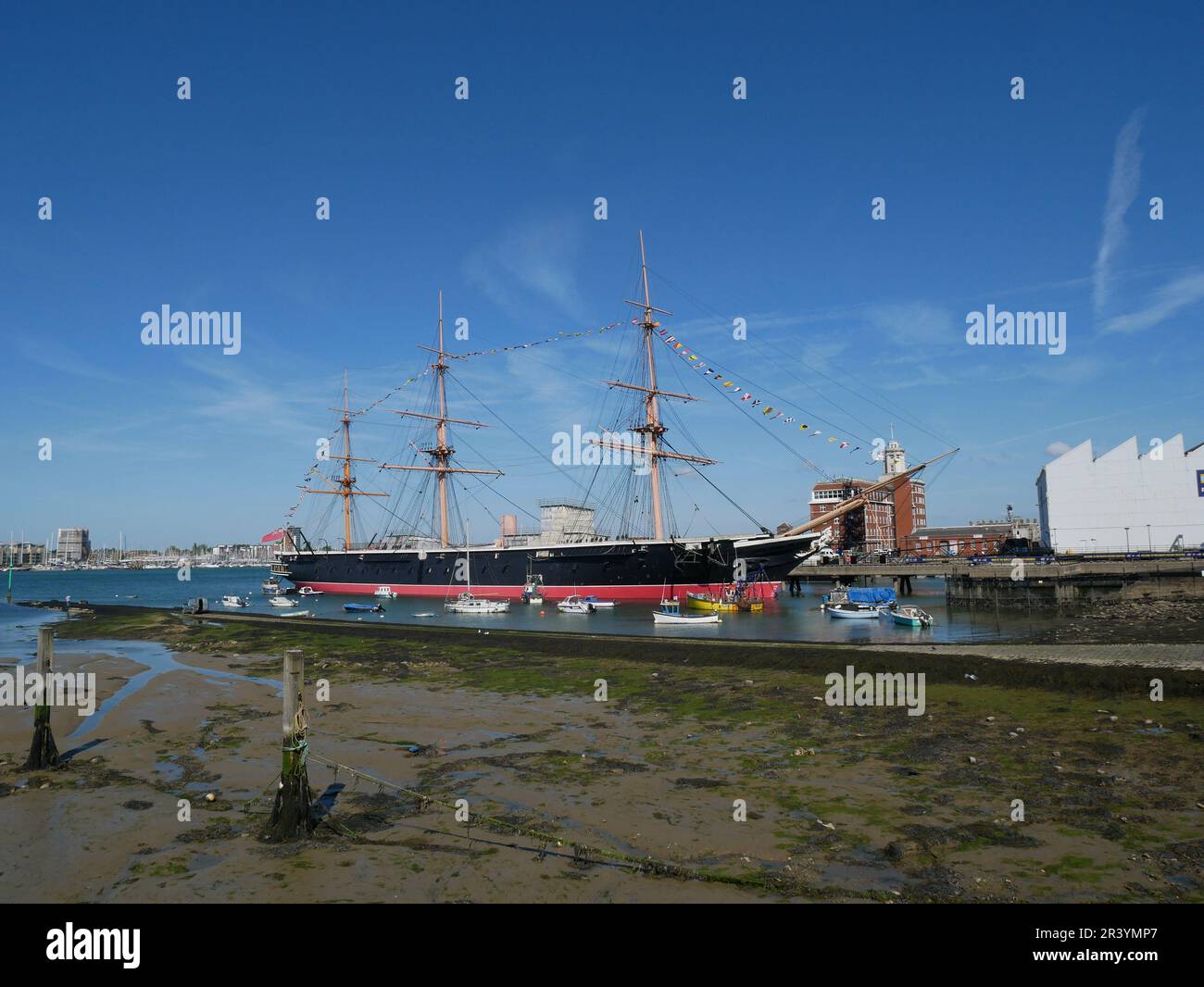 Portsmouth Historic Dockyard, Hampshire, England Stock Photo - Alamy