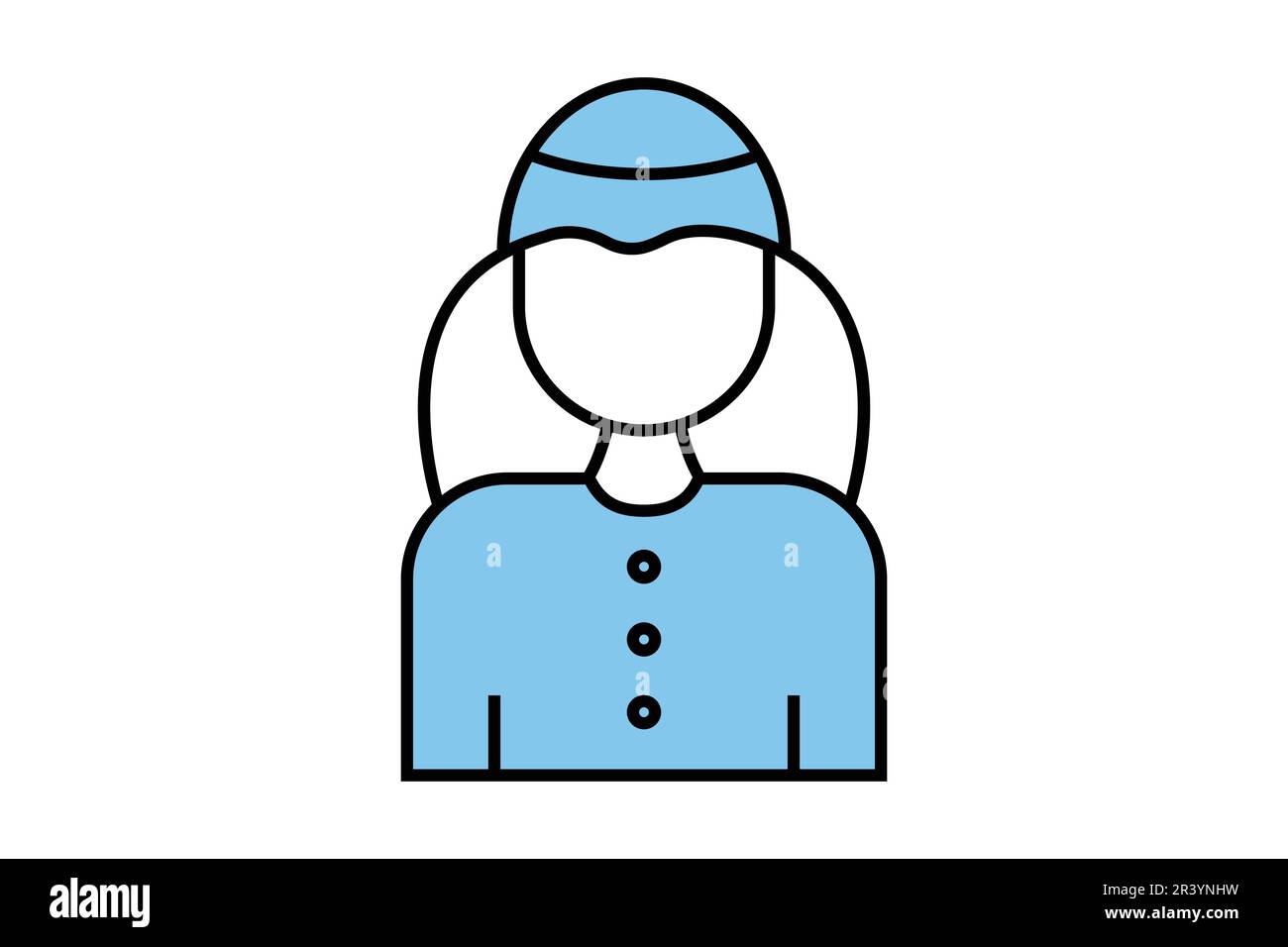 Saudi arab man icon. arabian man. Flat line icon style design. Simple ...