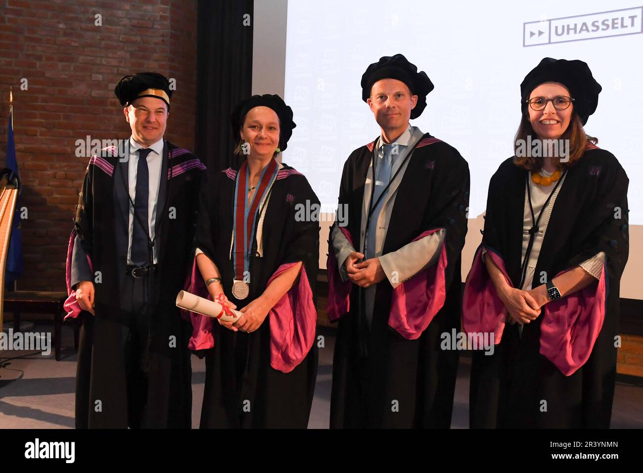 Hasselt, Belgium. 25th May, 2023. Professor Bernard Vanheusden ...