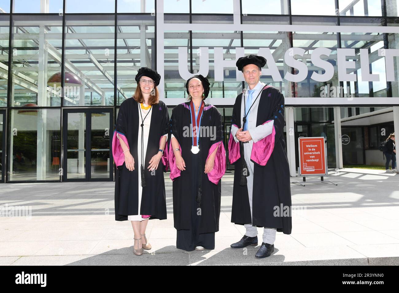 Hasselt, Belgium. 25th May, 2023. Professor Leen Popleu, Professor ...