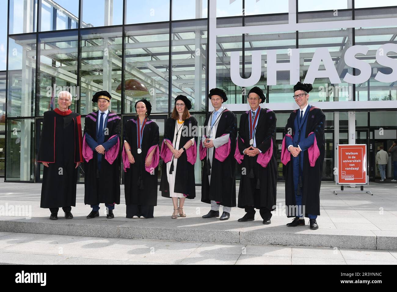 Hasselt, Belgium. 25th May, 2023. Professor Bernard Vanheusden ...