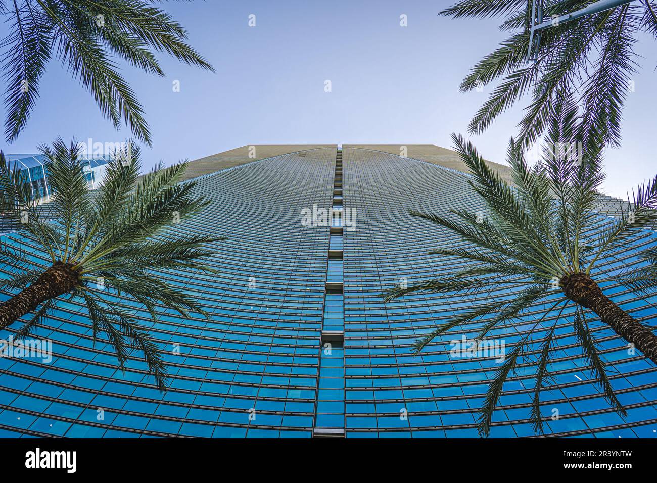 Miami, USA - December 5, 2022. View of the Brickell Arch building in ...