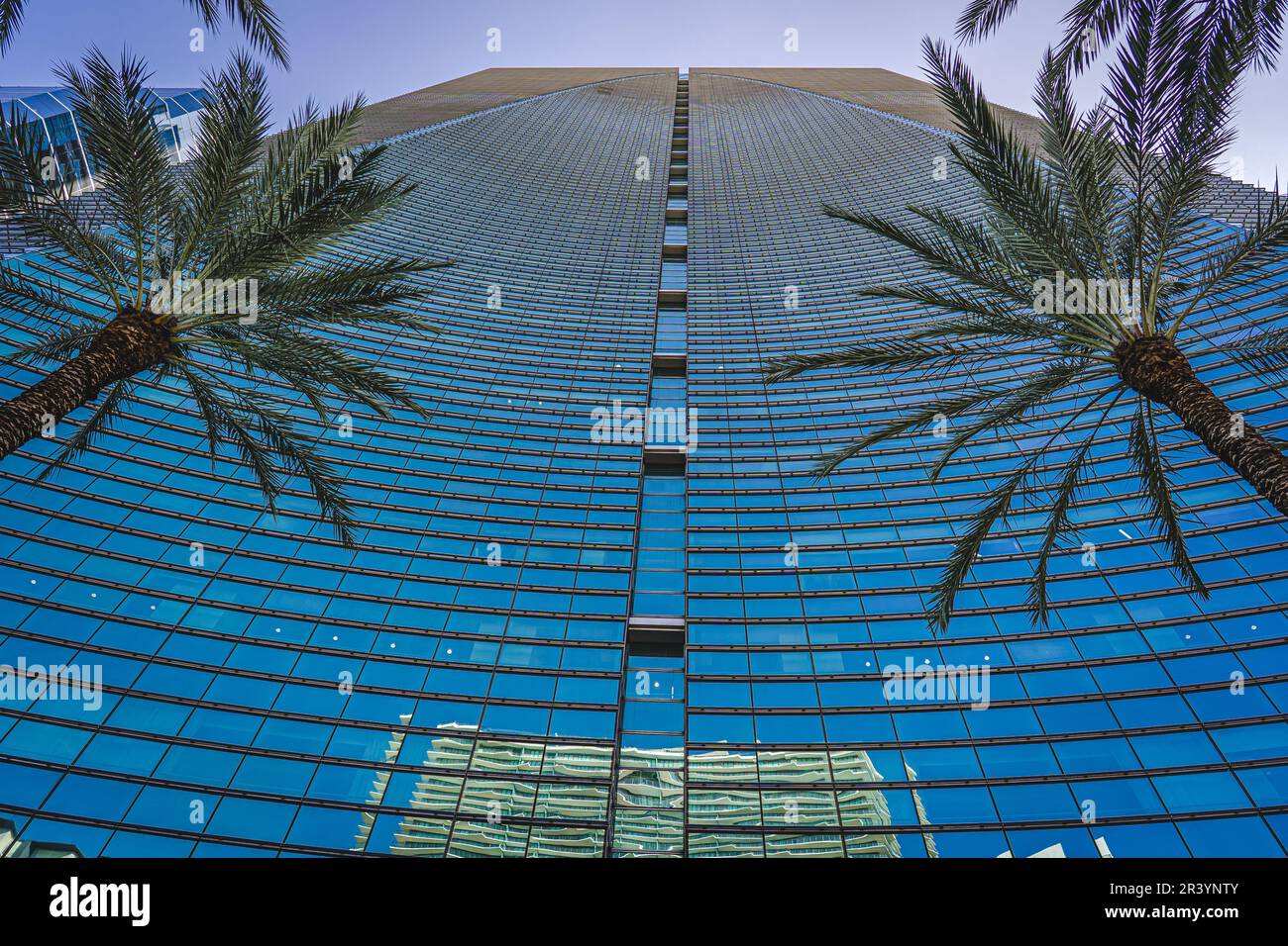 Miami, USA - December 5, 2022. View of the Brickell Arch building in ...