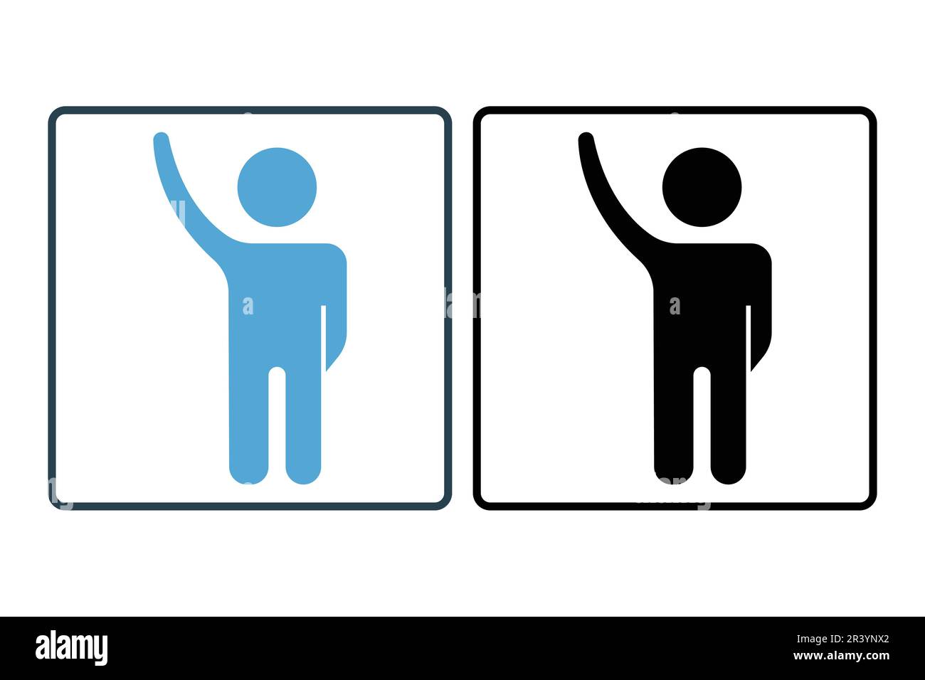 Lifting person Stock Vector Images - Alamy