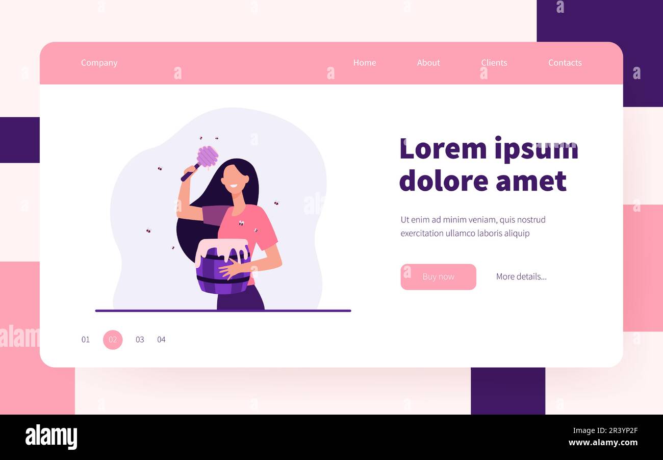 Woman keeping honey bees Stock Vector Image & Art - Alamy