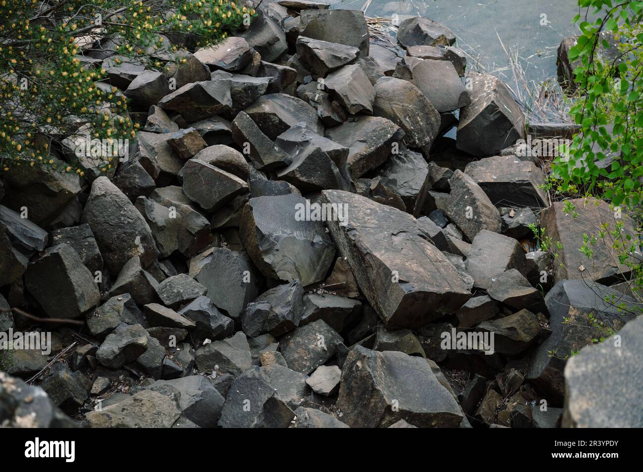 Old basalt quarry in hi-res stock photography and images - Alamy