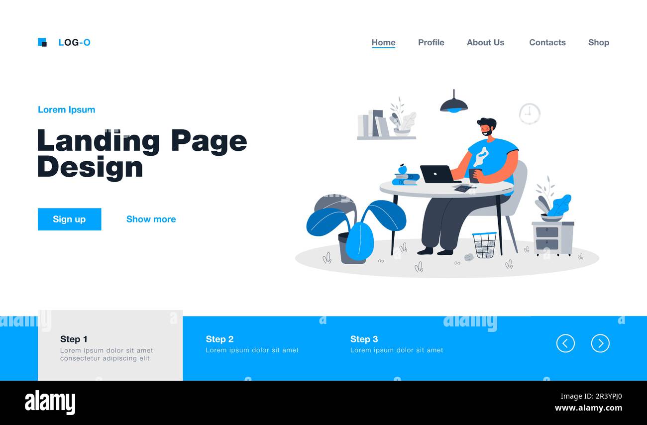 Drinking freelance Stock Vector Images - Alamy