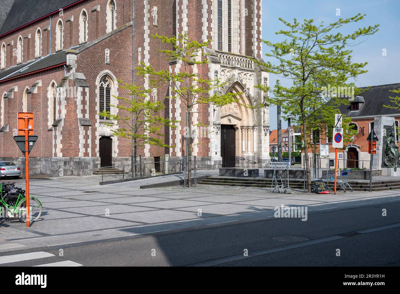 Sint-Gillis-Waas, East Flemish Region, Belgium - May 21, 2023 - Old ...