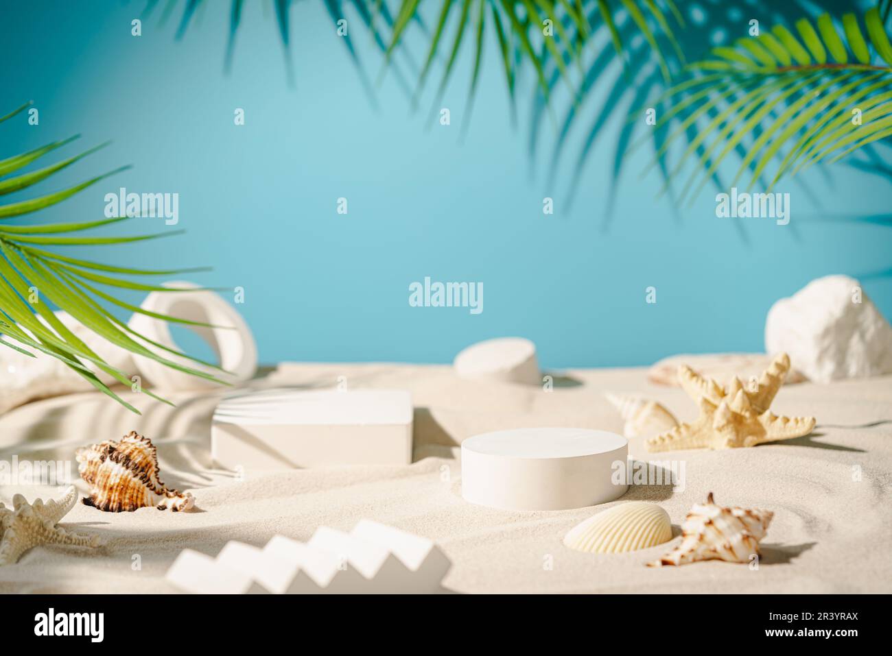 Empty platform podium Stock Photo - Alamy